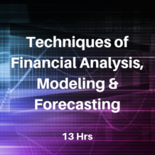 Financial Analysis, Modeling & Forecasting • Online CPE Course