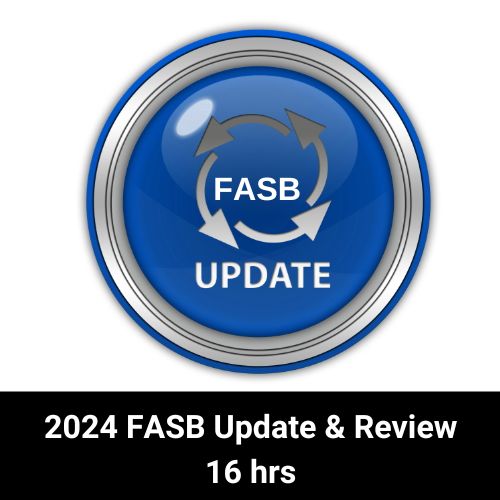 2024 FASB Update • 16 hr online CPE course • JN CPE Courses